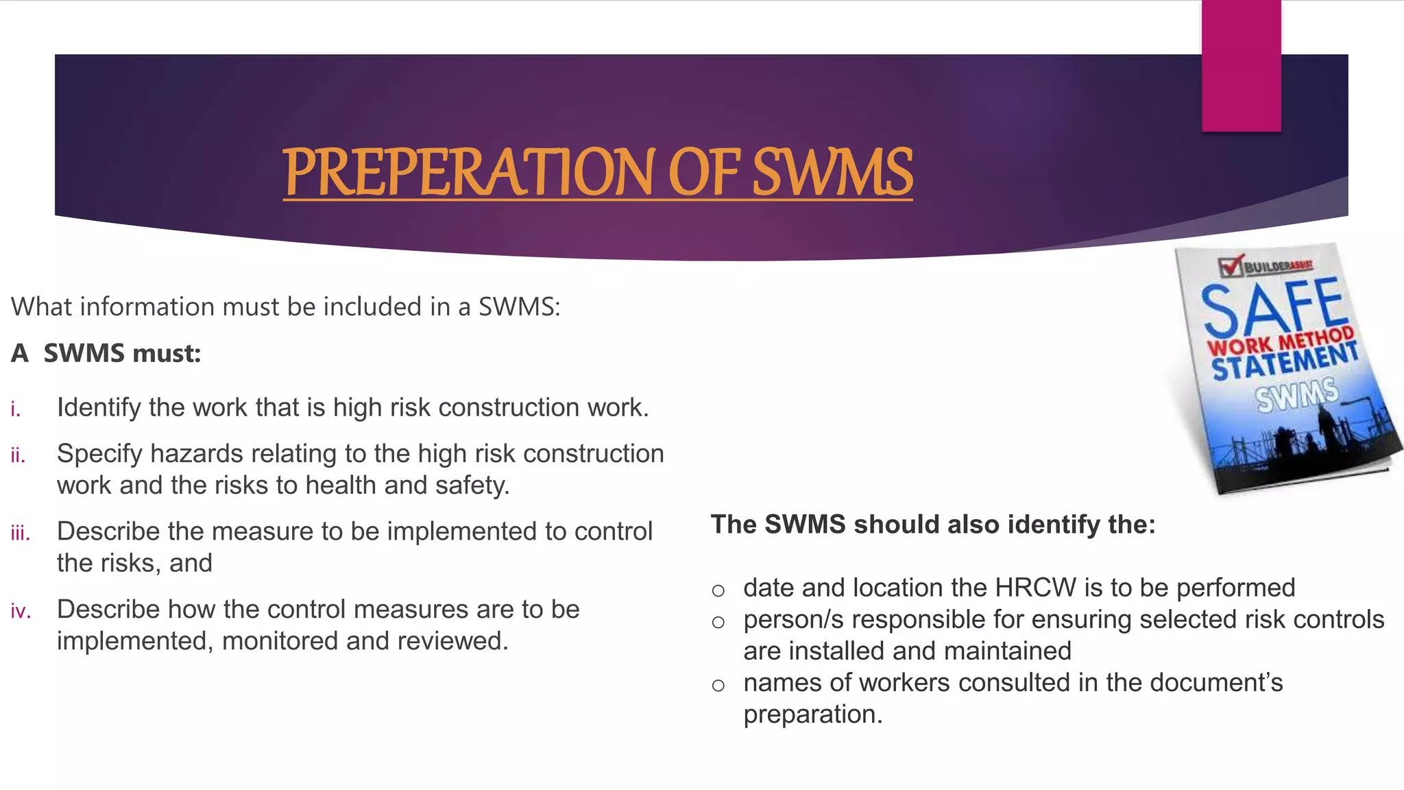 Hazard identification and risk assessment(HIRA) &Safe Work method ...