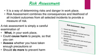 Hazard identification and risk assessment(HIRA) &Safe Work method ...