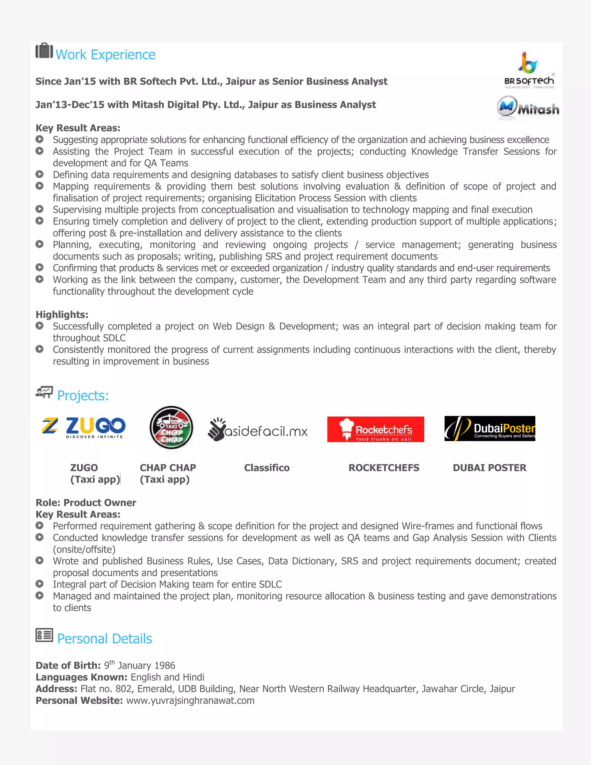 Yuvraj singh CV | PDF | Computer Software and Applications | Computing