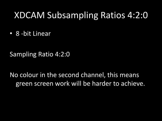 YUV, Y CB CR and Subsampling | PPTX | Cameras and Camcorders | Consumer ...