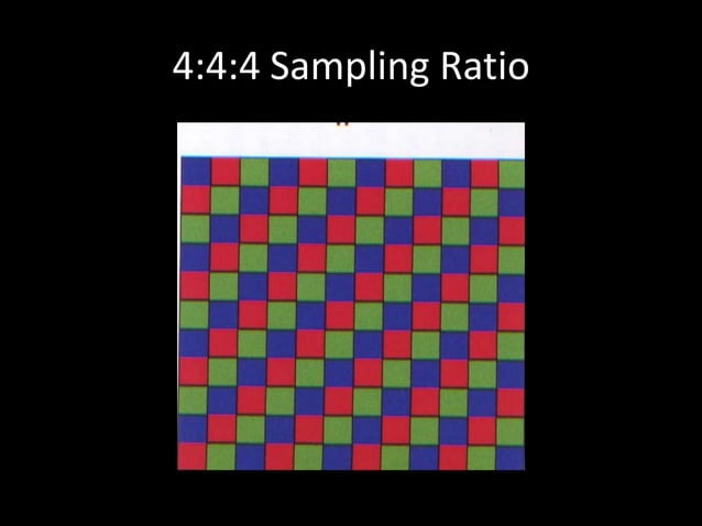 YUV, Y CB CR and Subsampling | PPTX | Cameras and Camcorders | Consumer ...