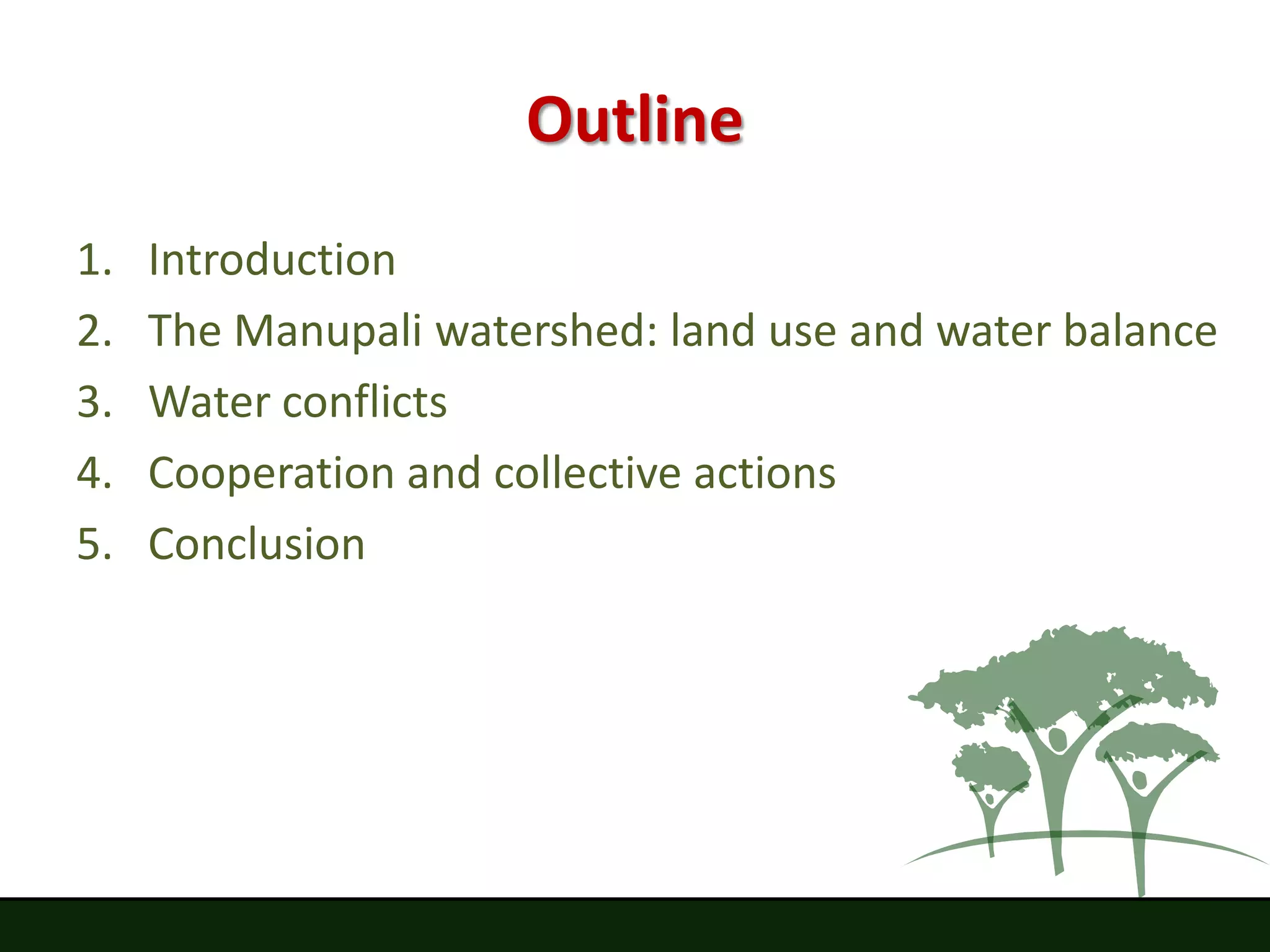 Conflict, Cooperation & Collective Action: land use, water rights and ...