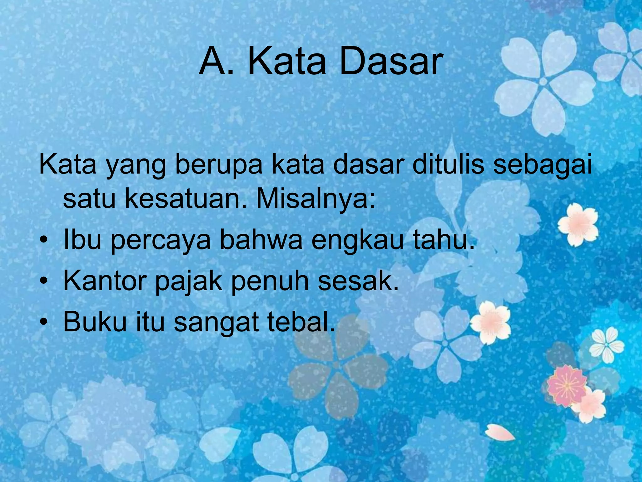 penulisan kata | PPTX