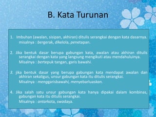 penulisan kata | PPTX