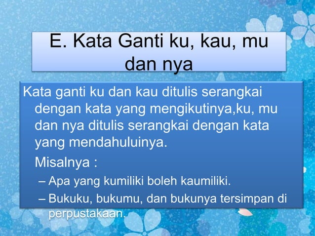penulisan kata | PPT