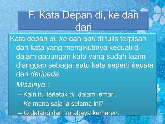 penulisan kata | PPT