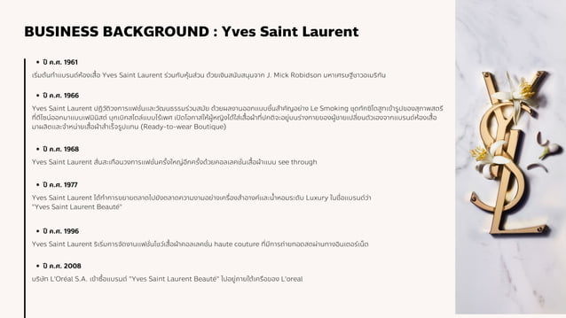 CES 2021 YSL by perso Project 1 | PPT