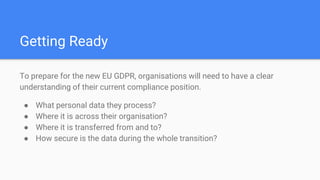 Things to know about GDPR in 2018 | PPTX