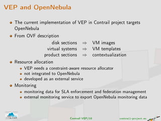 Contrail Virtual Execution Platform | PPT
