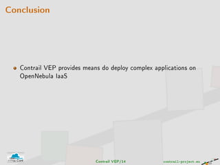 Contrail Virtual Execution Platform | PPT