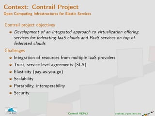 Contrail Virtual Execution Platform | PPT