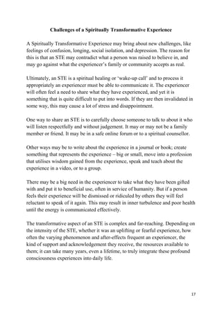 Yvonne Kason - After-Effects of Spiritually Transformative Experiences ...