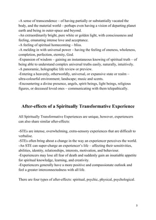 Yvonne Kason - After-Effects of Spiritually Transformative Experiences ...