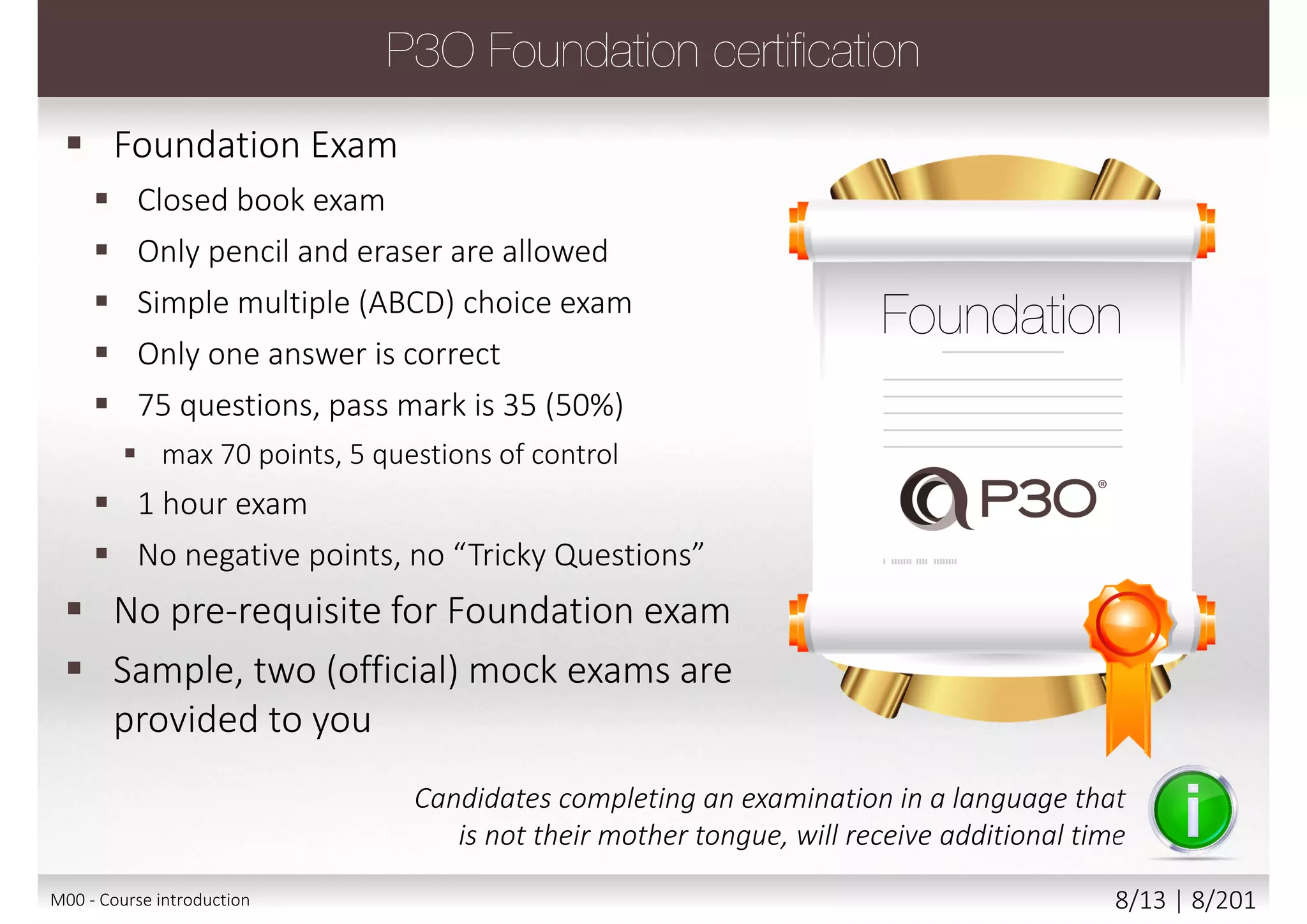 AXELOS - P3O® - Portfolio, Programme and Project Offices - Foundation | PDF