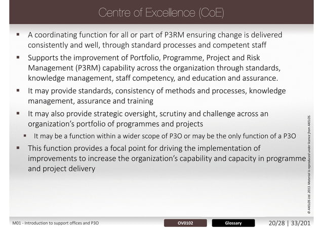 AXELOS - P3O® - Portfolio, Programme and Project Offices - Foundation ...