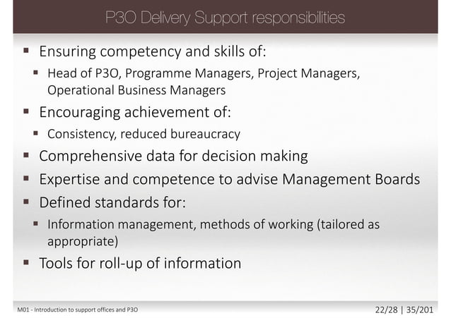 AXELOS - P3O® - Portfolio, Programme and Project Offices - Foundation ...