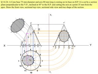 Section of solids - ENGINEERING DRAWING/GRAPHICS | PPT
