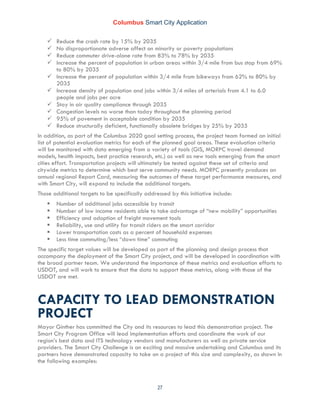 Columbus Smart City Challenge | PDF