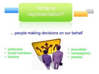 Representation and decision making in politics | PPT | Politics
