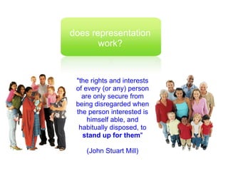 Representation and decision making in politics | PPT | Politics