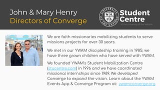 YWAM Converge 2.0 for Partners | PDF