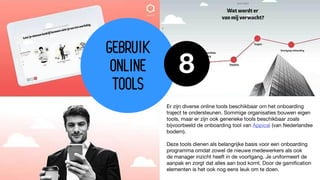 10 versnellers voor onboarding | PPT