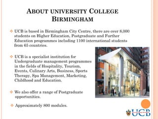 Our first 12 months of Talis Aspire - University College Birmingham | PPT