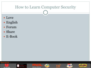Security awareness training | PPT