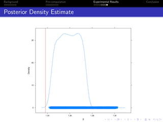 Precomputation for SMC-ABC with undirected graphical models | PPT