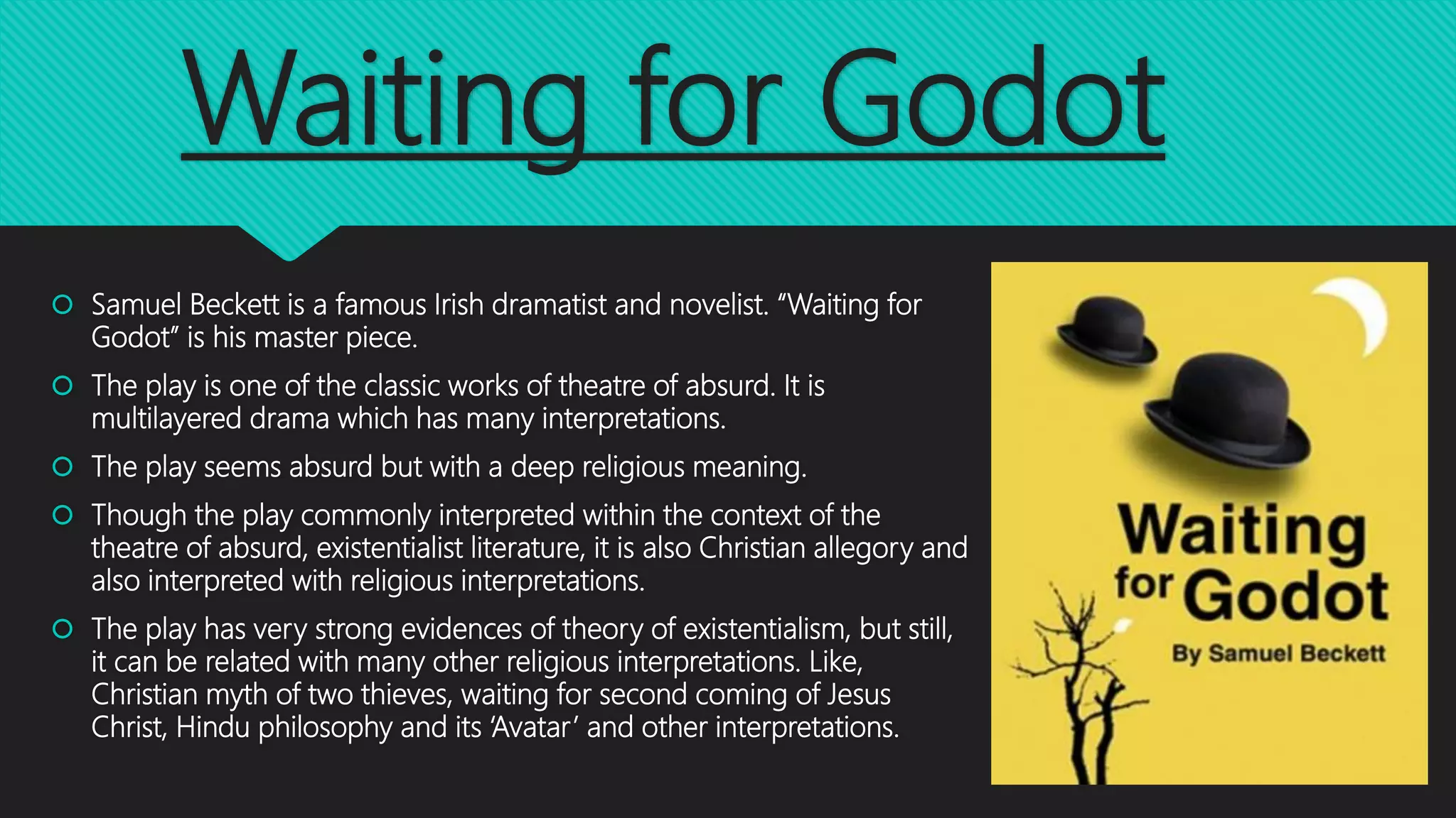 religious significance of waiting for Godot | PPT