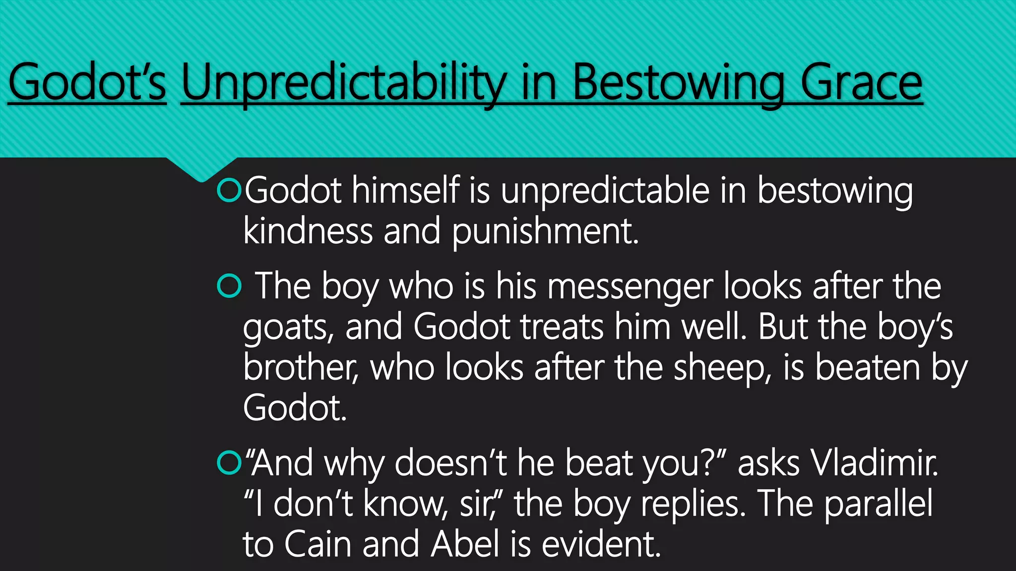 religious significance of waiting for Godot | PPT