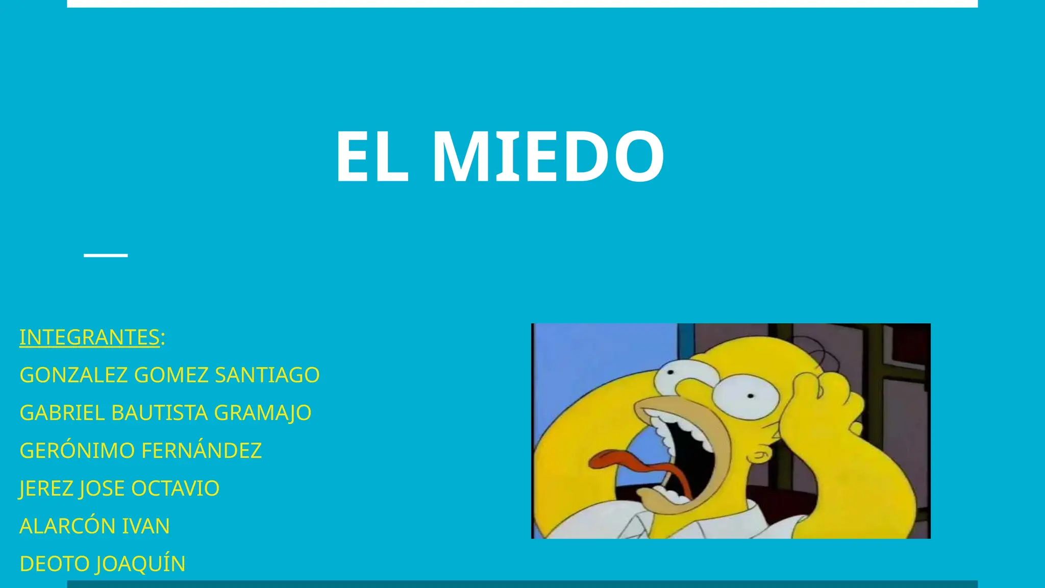 EL MIEDO, DEFINICIÓN, TIPOS DE MIEDO Y MAS | PPTX