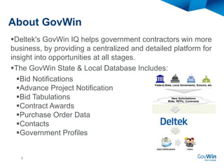 7. How Deltek gather business Intelligence for State and Local ...