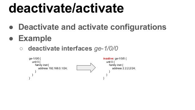Mastering JUNOS Edit Commands