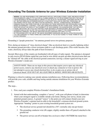 Yx012 Grounding Kit Instructions | PDF | Home Appliances | Home & Garden