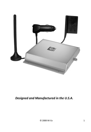 Wi-Ex zBoost YX230 PCS-CEL | PDF