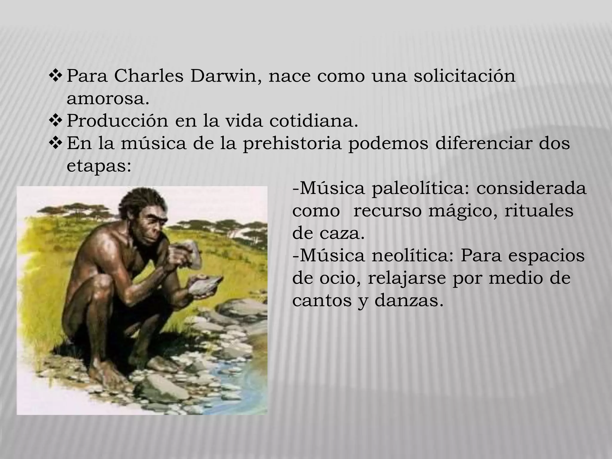 Música en la prehistoria | PPT