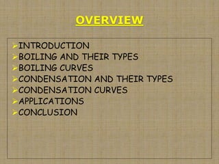 Boiling and condensation | PPTX
