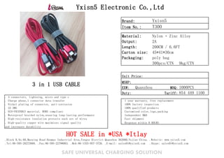 Yxisn5 USB Cable Catalogue | PDF