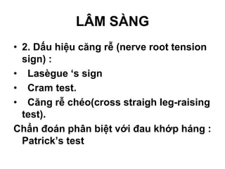 THOÁT VỊ ĐĨA ĐỆM CỘT SỐNG THẮT LƯNG | PDF