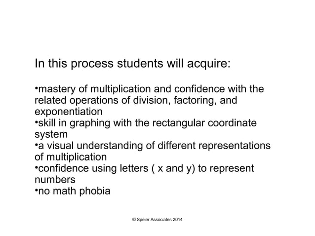The X•Y Chart: Multiplication and Coordinates | PPT