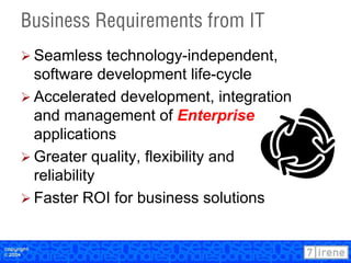 7irene Application Reference Model - Presented at OT2004 | PPT