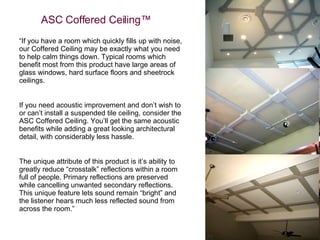 Acoustic Problems in ADM Building | PPT