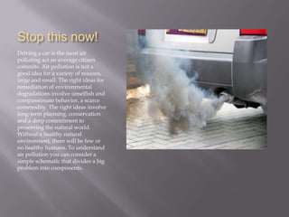 Use Cars Less by John | PPT