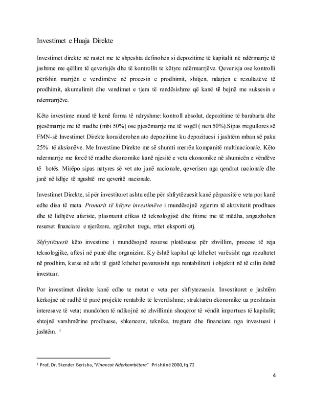Investimet e huaja direkte bb- | PDF