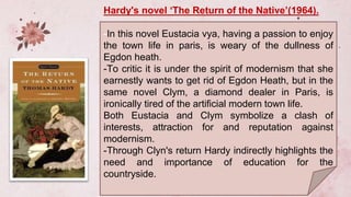 Criticism of Thomas Hardys novels | PPTX