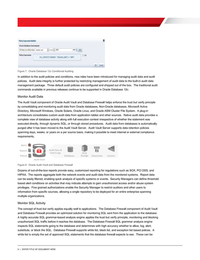 Oracle database 12c security and compliance | PDF