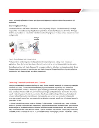 Oracle database 12c security and compliance | PDF