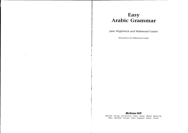 Easy arabic grammar | PDF