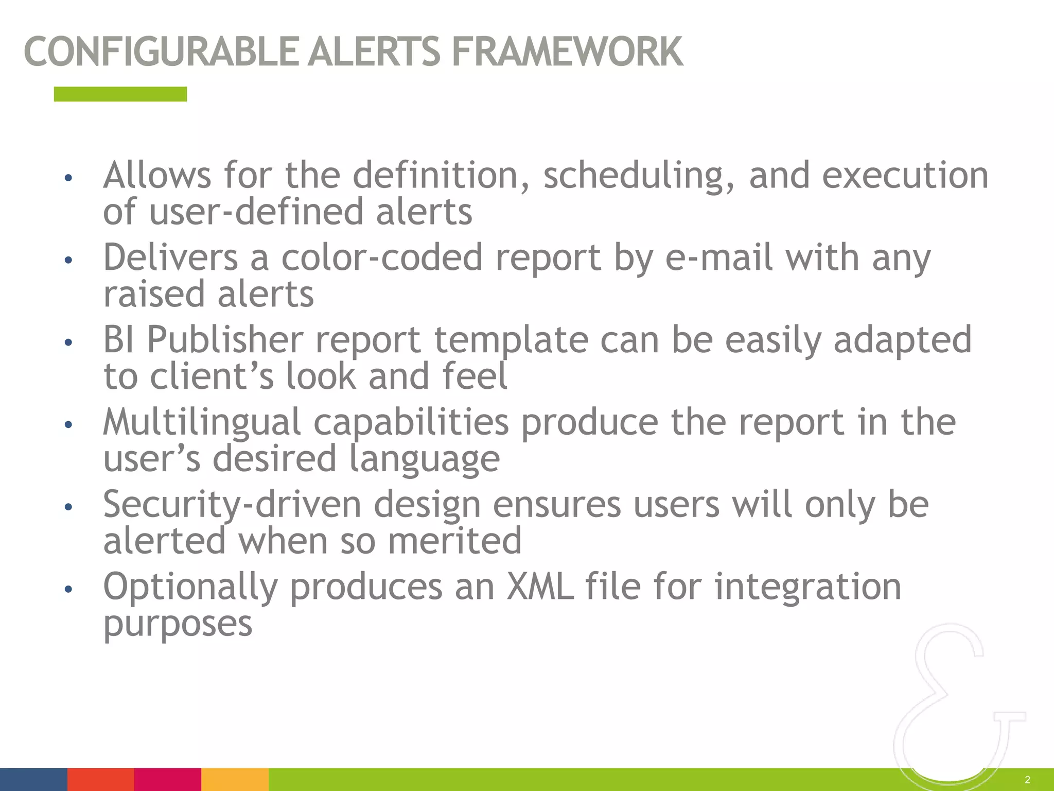 Configurable Alerts Framework for PeopleSoft | PPT